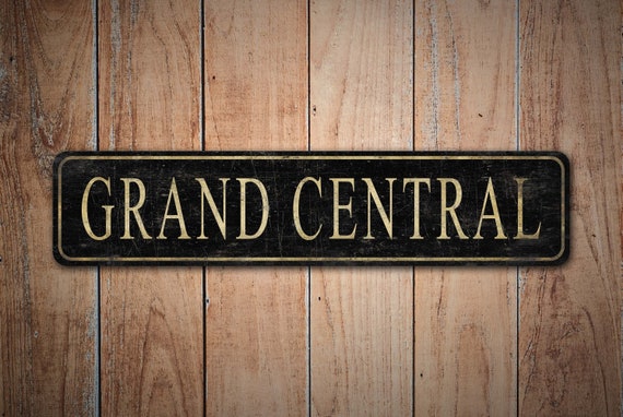 Grand Central Sign Custom Grand Central Grand Central | Etsy