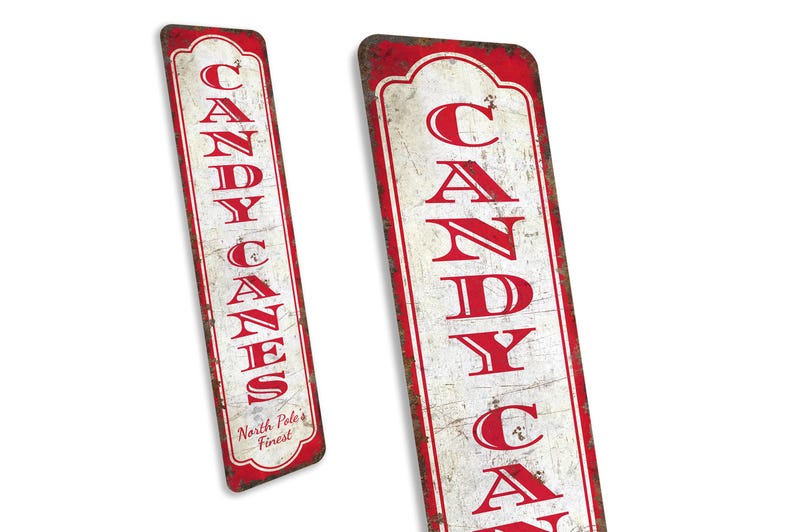 Candy Canes Sign - Christmas Decor - Candy Canes - Christmas Gift ...