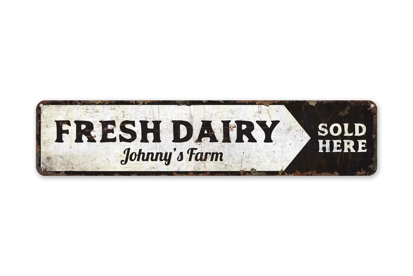 Fresh Dairy Sign Farm Fresh Milk Vintage Style Sign - Etsy