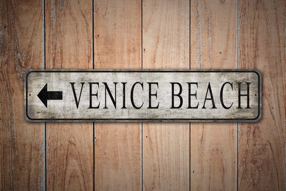 Venice Beach Arrow Venice Arrow Sign Venice Beach Arrow | Etsy