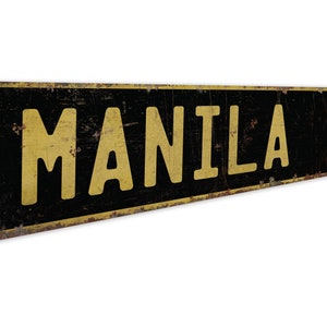 Manila - Manila Sign - Manila Gift - Philippines City - Manila Visitor ...