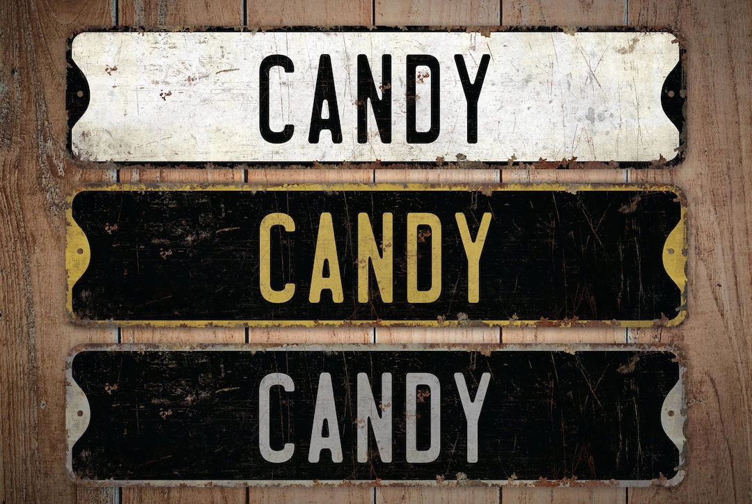 Candy - Candys Sign - Candy Bar Sign - Candy Bar Decor - Custom Candy ...