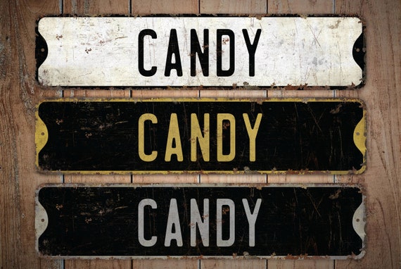 Candy Candys Sign Candy Bar Sign Candy Bar Decor | Etsy