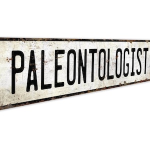 Paleontologist - Paleontologist Sign - Paleontologist Decor - Vintage ...