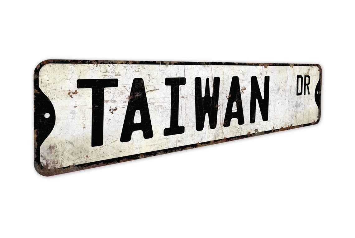 Taiwan - Taiwan Sign - Taiwan Decor - Vintage Style Sign - Custom ...