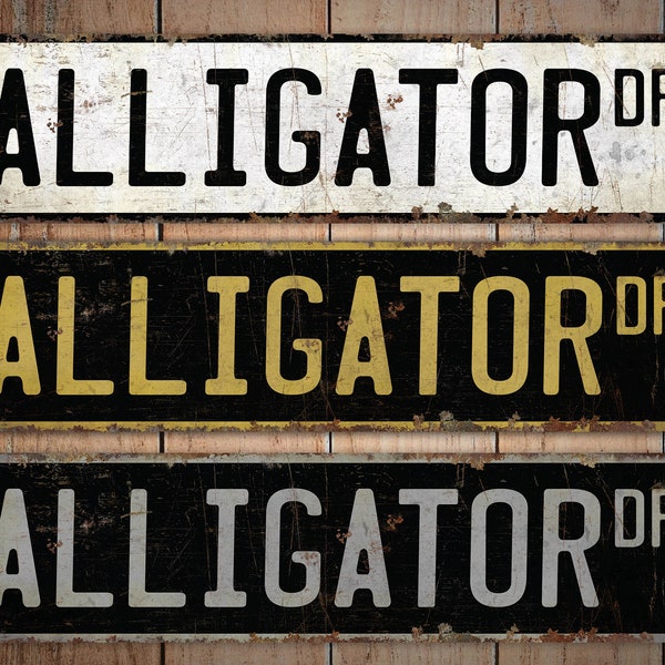 Alligator Sign - Etsy