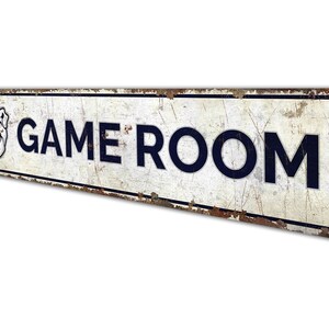 Game Room - Game Room Sign - Game Room Decor - Room Sign - Man Cave ...