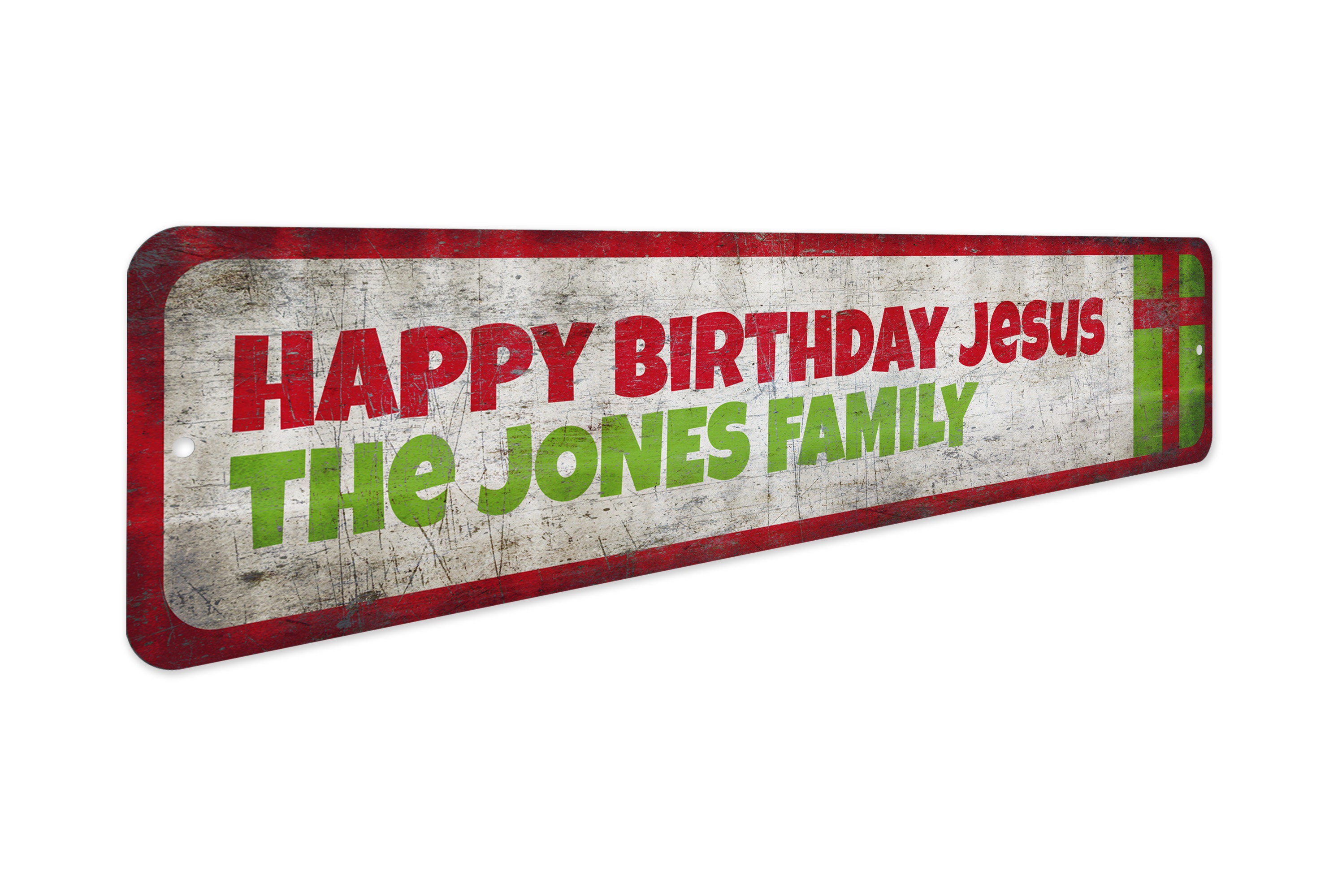 Happy Birthday Jesus Sign - Custom Christmas Sign - Jesus Birthday ...