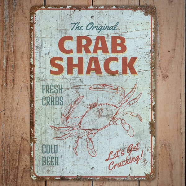 Crab Shack Sign - Etsy