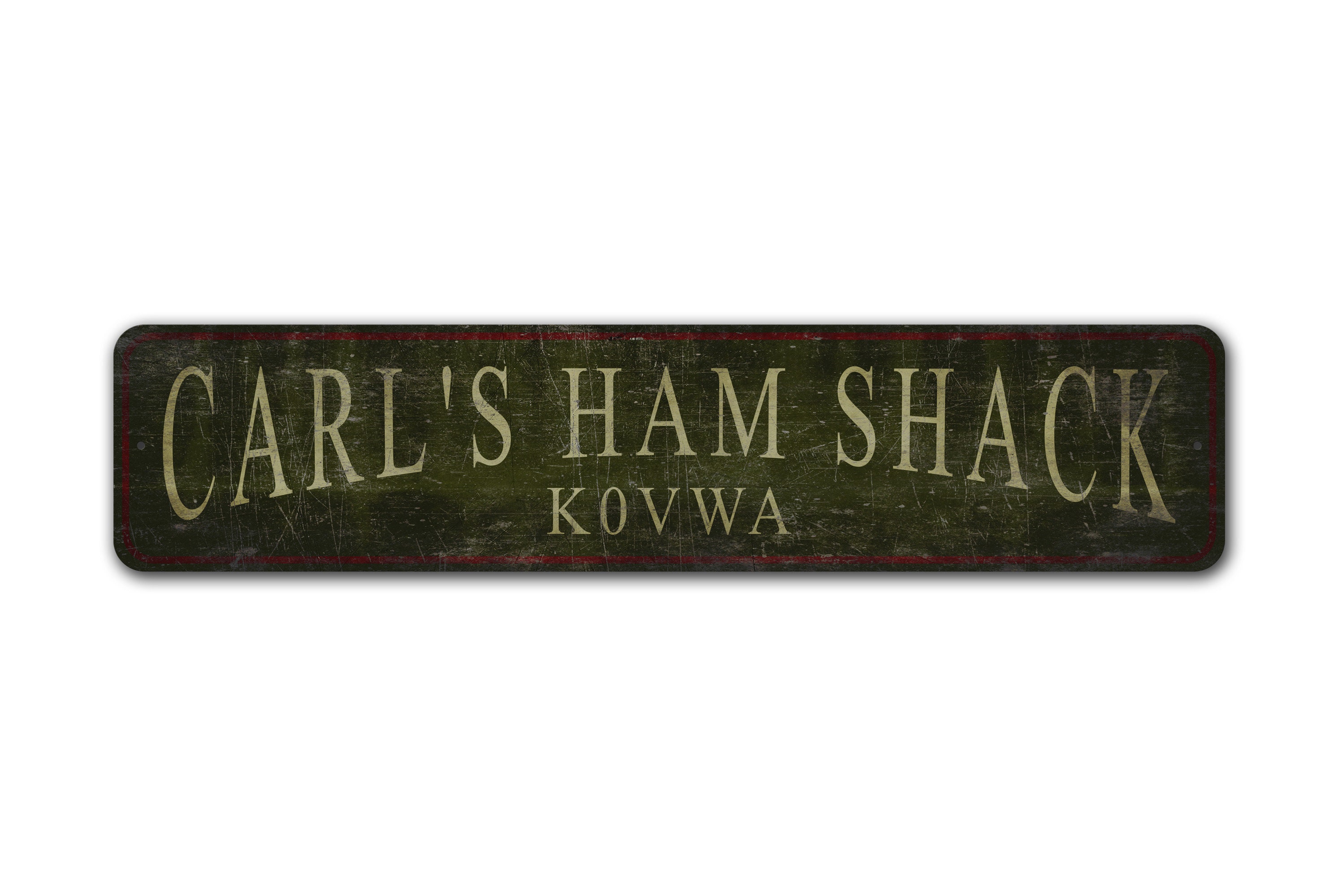 Custom Ham Radio - Ham Radio Sign - Ham Radio Decor - Vintage Style ...