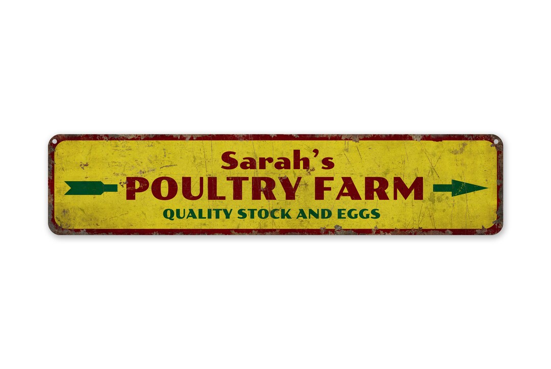 Poultry Farm - Poultry Farm Sign - Poultry Farm Decor - Poultry Farm ...