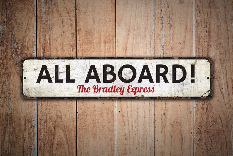 All Aboard All Aboard Sign Express Train Sign Express - Etsy