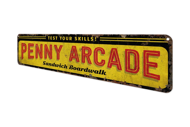 Penny Arcade - Penny Arcade Sign - Arcade Game Sign - Penny Arcade ...