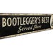 Bootlegger's Best Served Here Prohibition Decor Beer Bar Sign Beer Bar ...