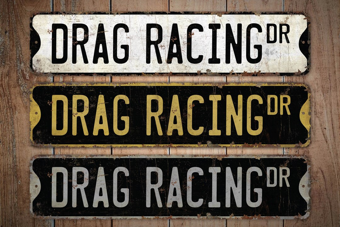 Drag Racing Sign - Drag Racing Game - Drag Racing Decor - Custom Drag ...