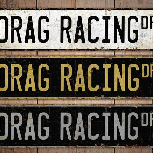Drag Racing Sign - Etsy