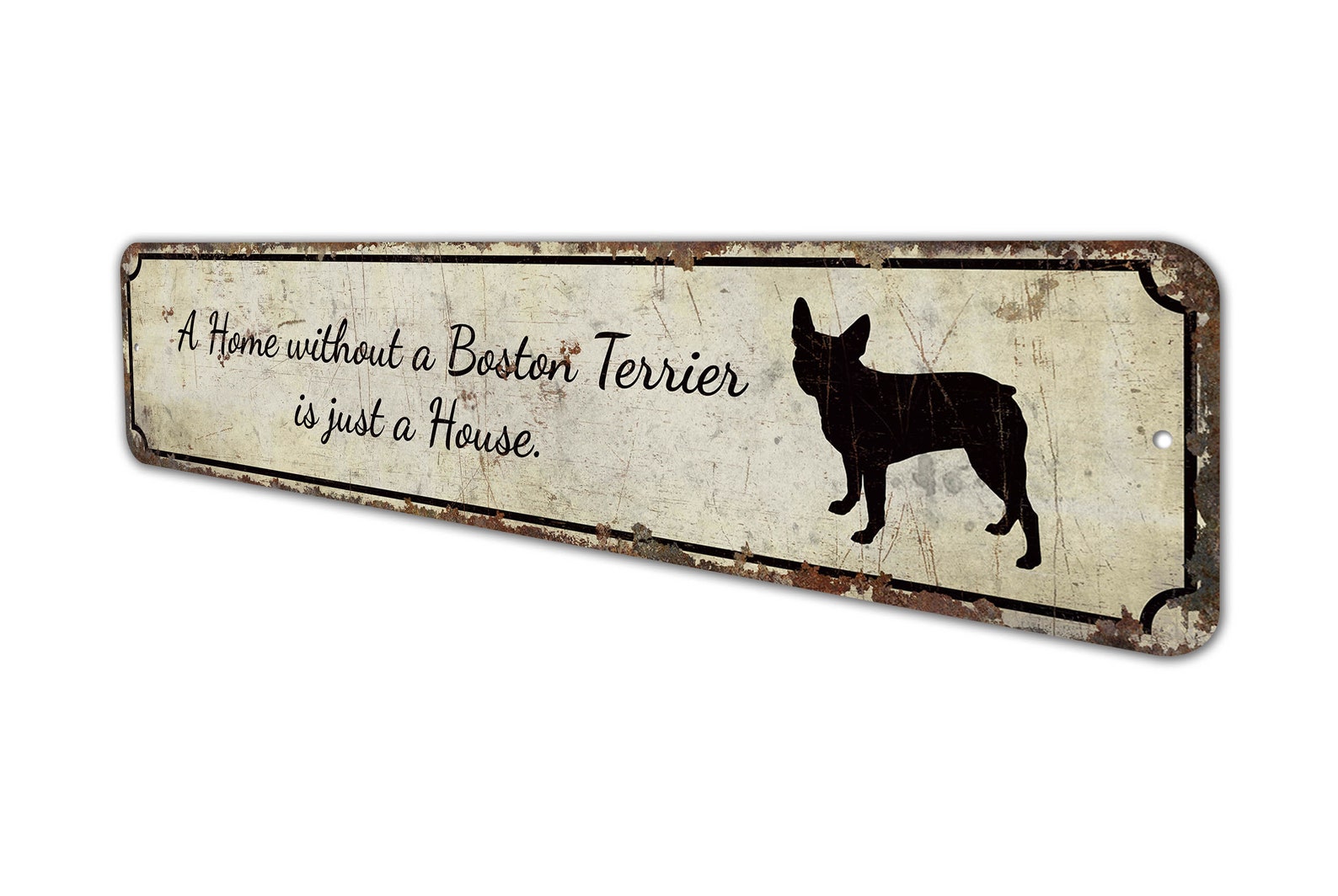Boston Terrier Sign - Dog Lover Sign - Dog Guard Sign - Dog Lover Gift ...