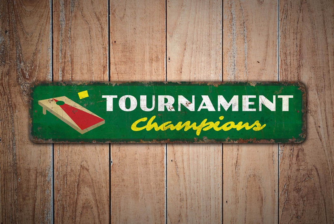 Tournament Champ - Tournament Champ Sign - Tournament Champ Decor ...