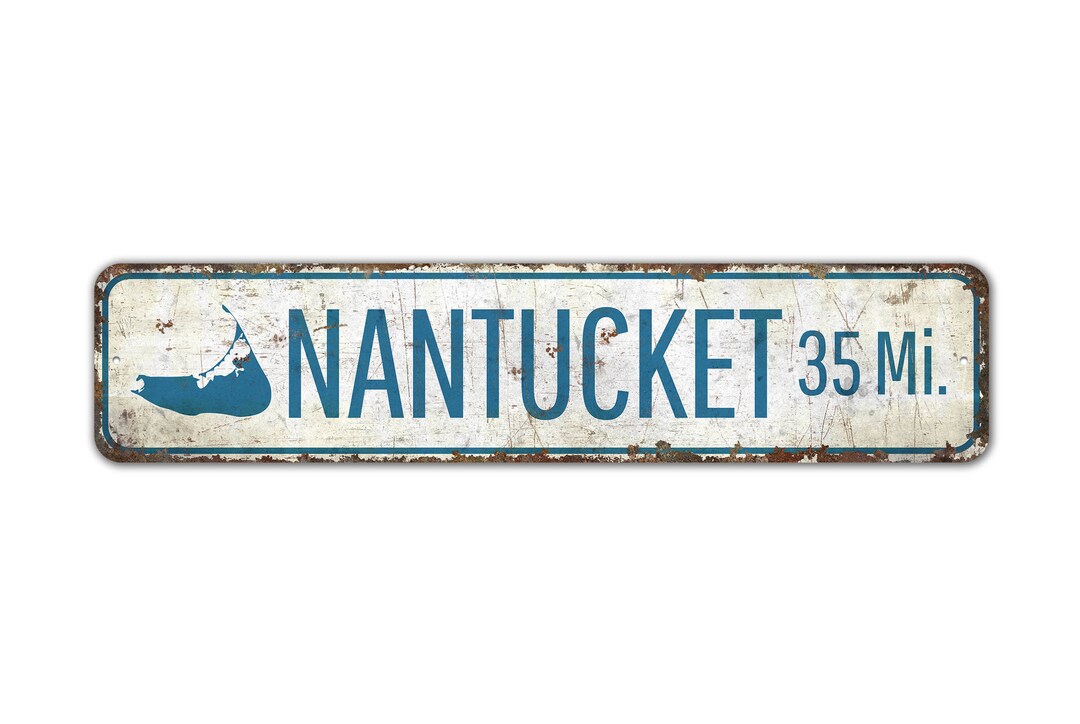 Nantucket Sign - Nantucket Decor - Nantucket Lover Gift - Beach Sign ...