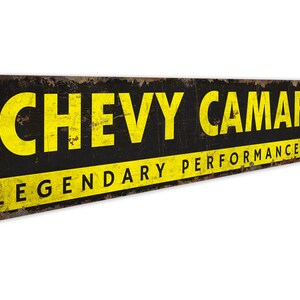 Chevy Camaro - Chevy Camaro Sign - Chevy Camaro Decor - Classic Car ...