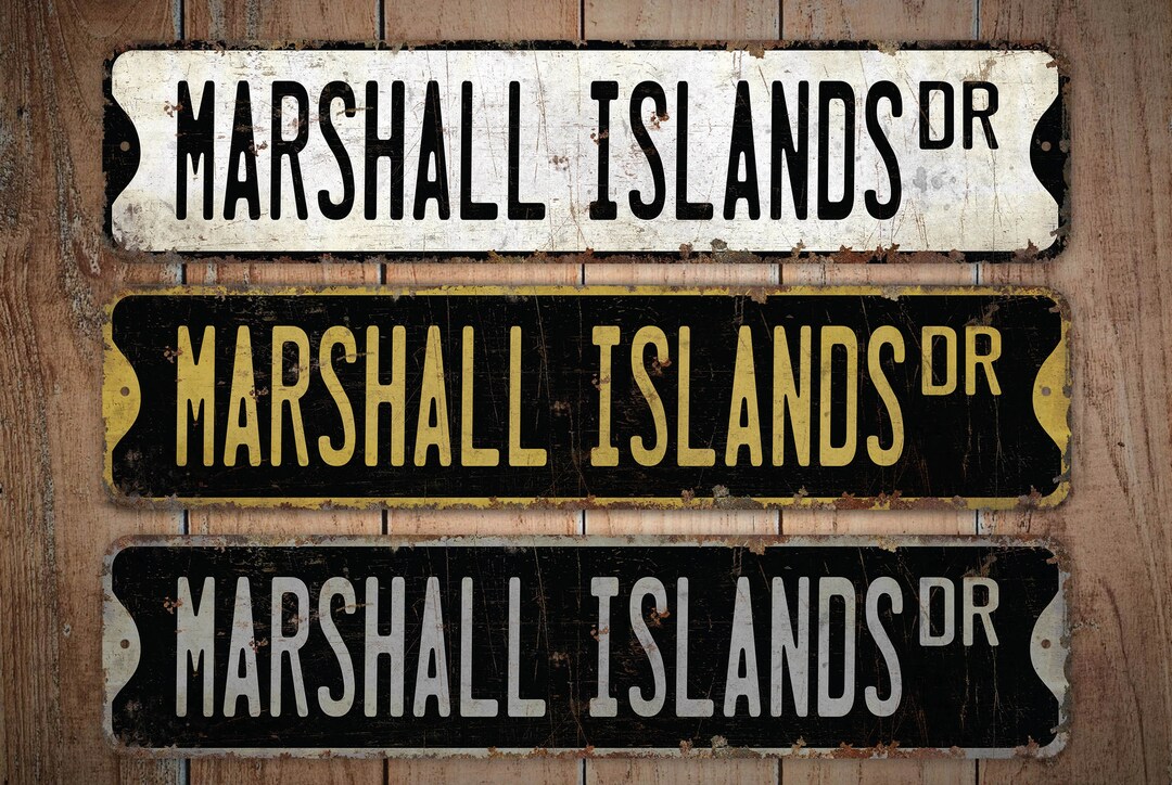Marshall Islands - Marshall Islands Sign - Marshall Islands Decor ...