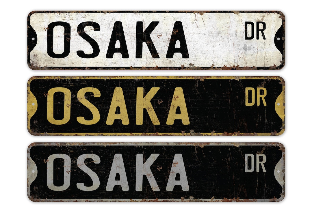 Osaka - Osaka Sign - Osaka Visitor - Japanese City - Osaka Gift - Osaka ...