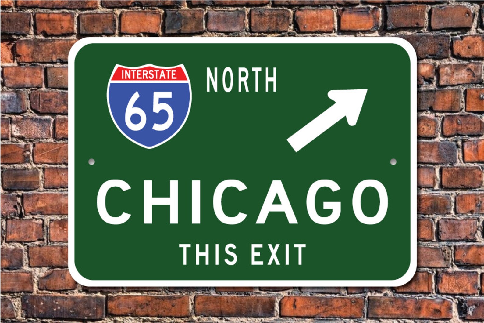 Exit Sign Custom Exit Sign Basement Decor Custom Highway | Etsy