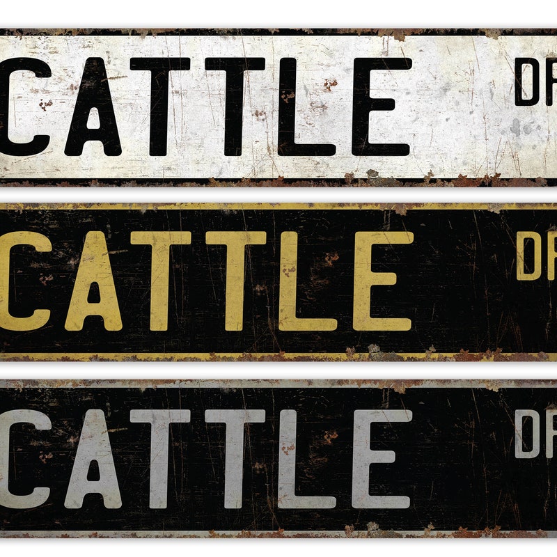 Cattle Sign - Etsy