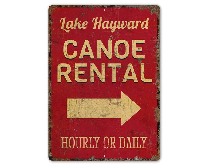 Canoe Portage Sign, Paddling Sign, Lake Cottage Resort Decor Prop ...