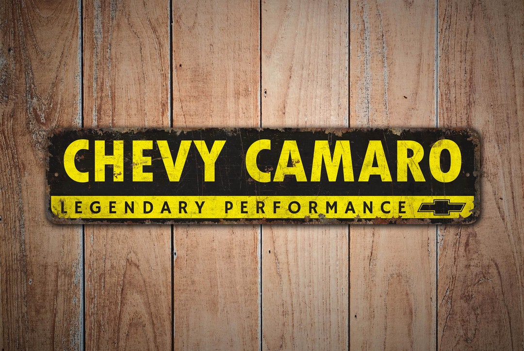 Chevy Camaro - Chevy Camaro Sign - Chevy Camaro Decor - Classic Car ...