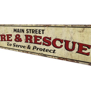Fire and Rescue - Fire and Rescue Sign - Fire and Rescue Decor ...