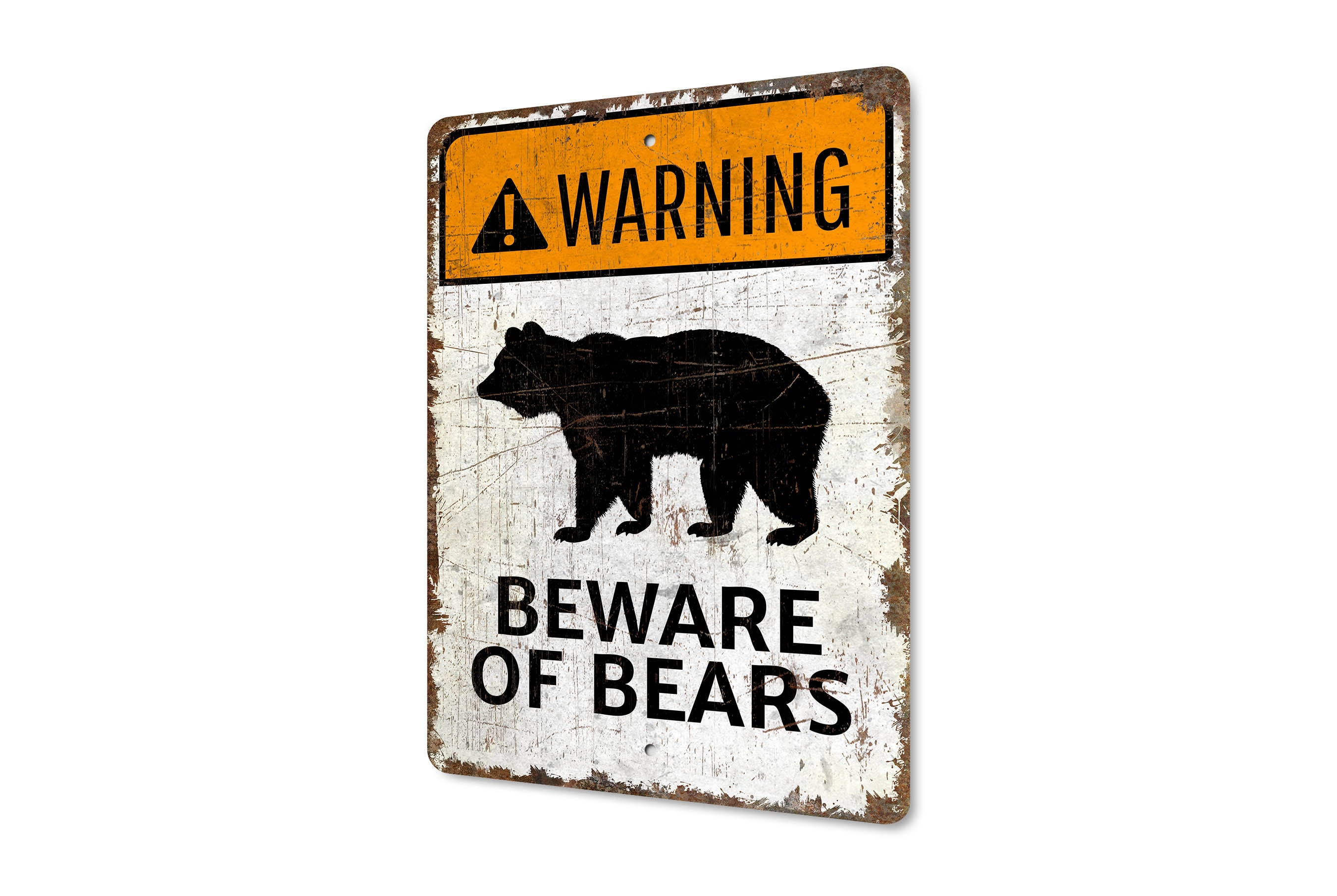 Warning Sign - Bear Sign - Bear Passing Sign - Bear Warning Sign ...
