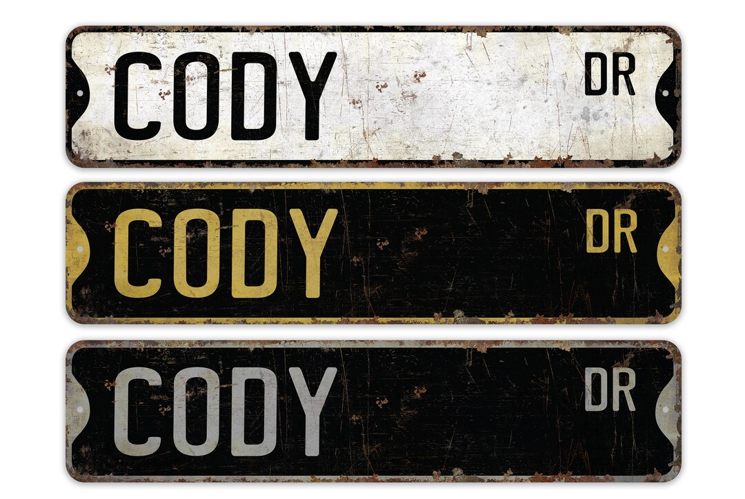 Cody Name Sign - Children Room Sign - Family Name Sign - Kids Room Door ...