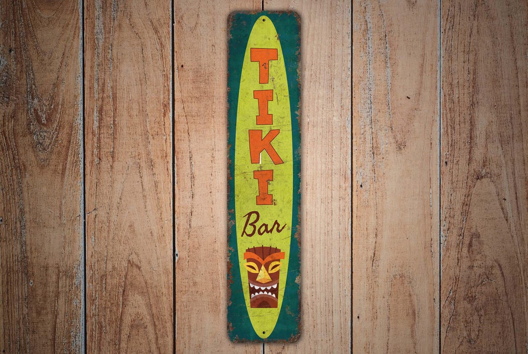 Tiki Bar Tiki Bar Sign Tiki Bar Decor Beer Bar Sign Beer Bar Decor ...