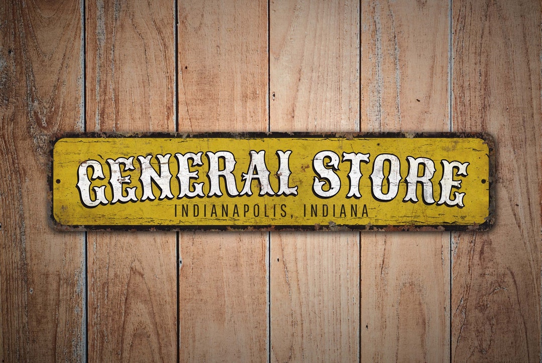 General Store Sign - General Store Decor - Vintage Style Sign ...