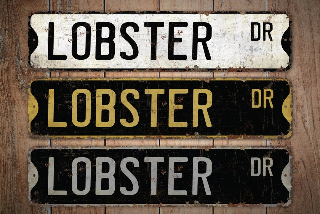 Lobster - Lobster Sign - Lobster Decor - Lobster Lover Gift - Custom ...