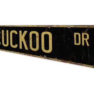 Cuckoo - Cuckoo Sign - Cuckoo Decor - Vintage Style Sign - Custom ...