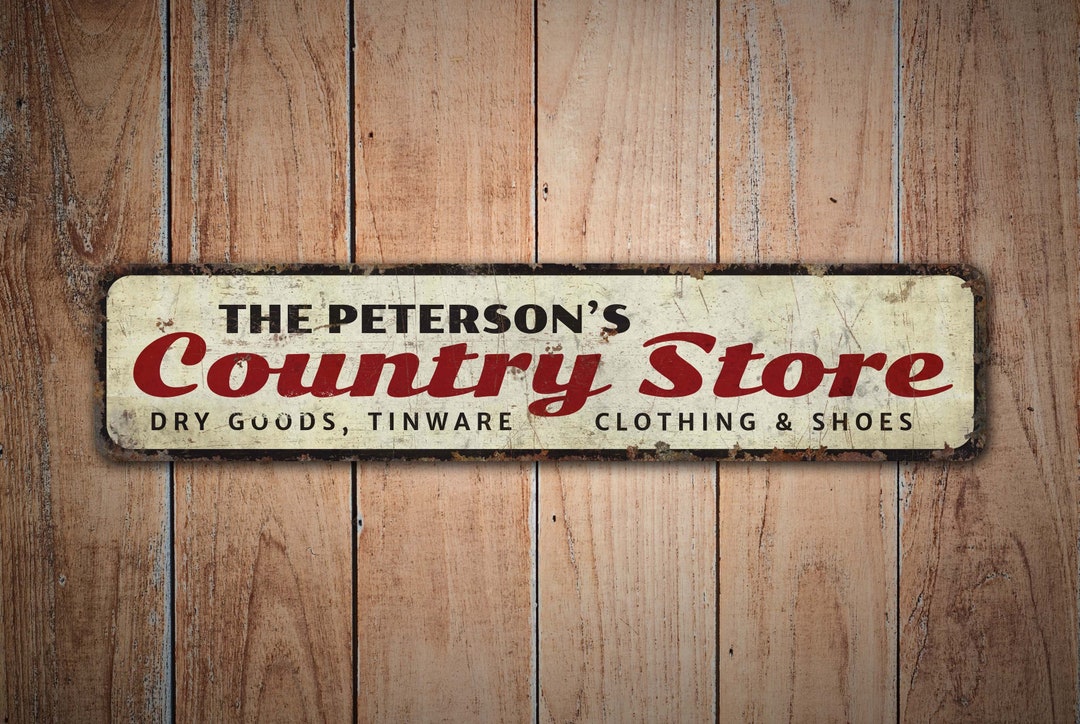 Country Store - Country Store Sign - Country Store Decor - Vintage ...