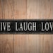 Live Laugh Love - Live Love Sign - Vintage Style Sign - Live Love Decor ...
