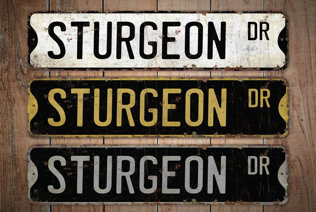 Sturgeon - Sturgeon Sign - Sturgeon Decor - Sturgeon Lover Gift ...