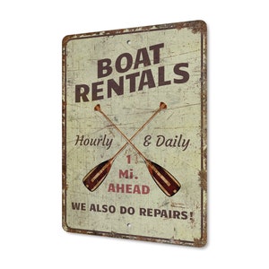 Boat Rentals Sign - Boat Rentals - Boat Rentals Decor - Boat Rentals ...