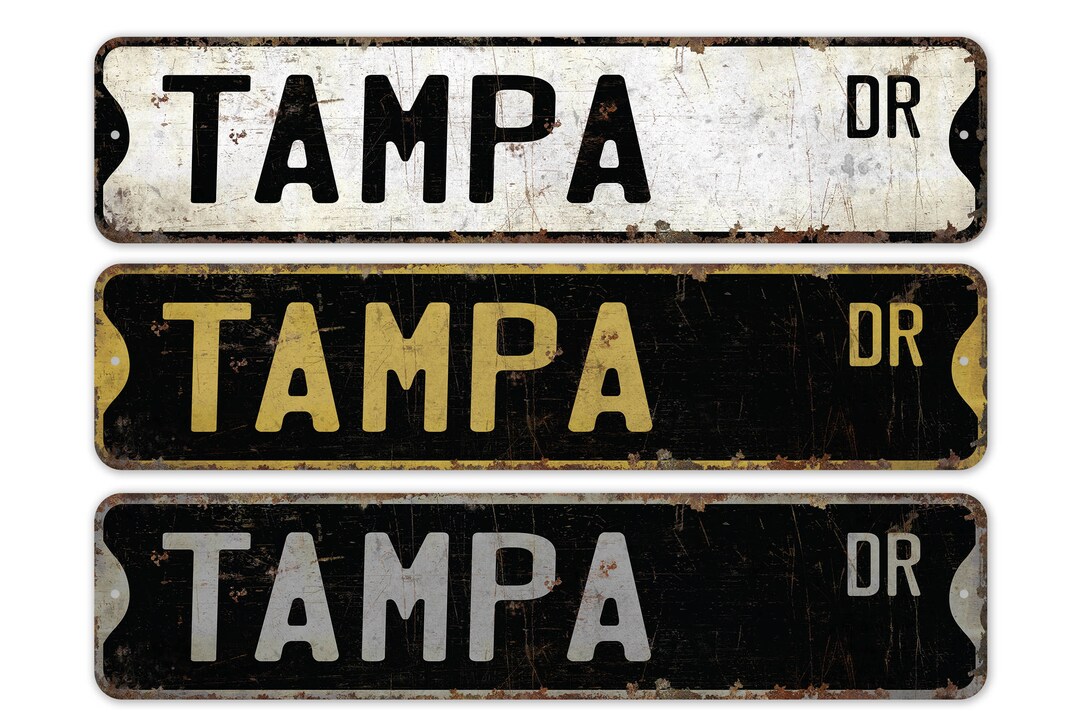 Tampa Sign - Tampa Visitor - Tampa Gift - USA City - Tampa Native ...