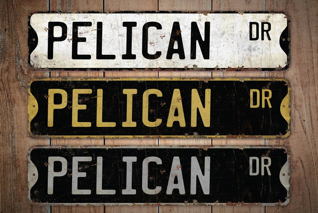 Pelican - Pelican Sign - Pelican Decor - Pelican Lover Gift - Custom ...
