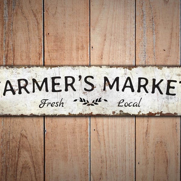 Farmers Market Sign - Etsy