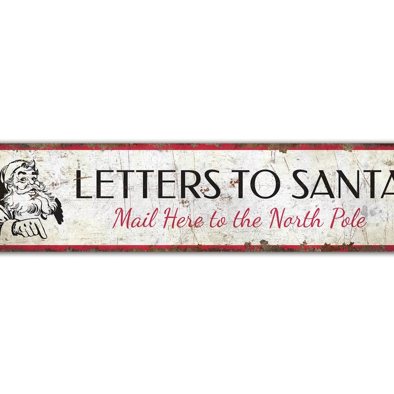 Letters to Santa Sign - Etsy