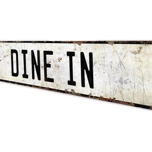 Dine in Sign - Dine in - Restaurant Decor - Custom Restaurant ...