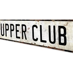 Supper Club - Supper Club Sign - Custom Supper Club - Vintage Style ...
