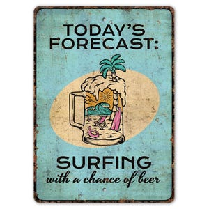 Surfing Sign - Surfing Decor - Beach House - Beach House Decor - Beach ...