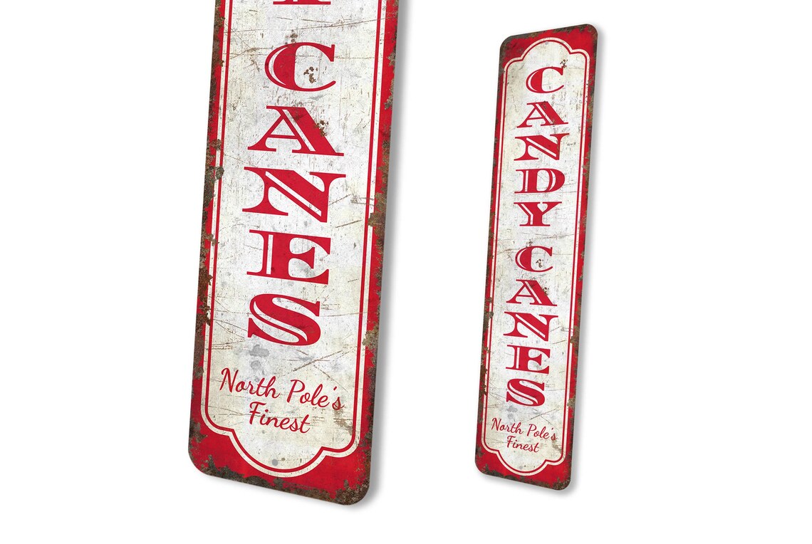 Candy Canes Sign - Christmas Decor - Candy Canes - Christmas Gift ...