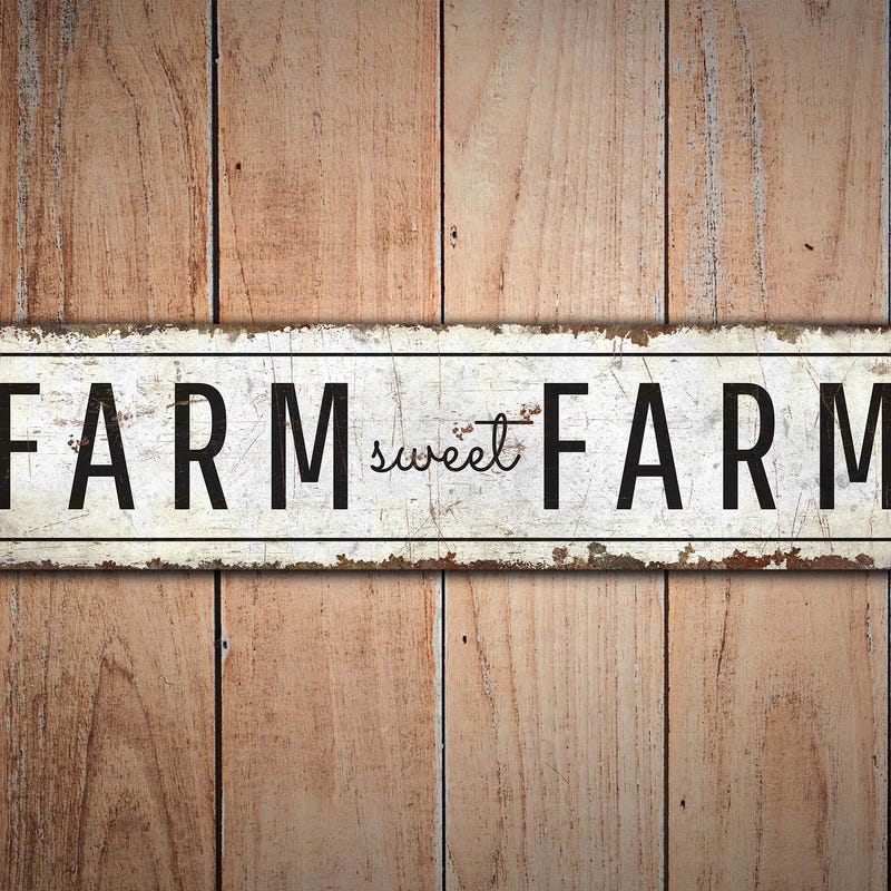 Vintage Farm Sign - Etsy